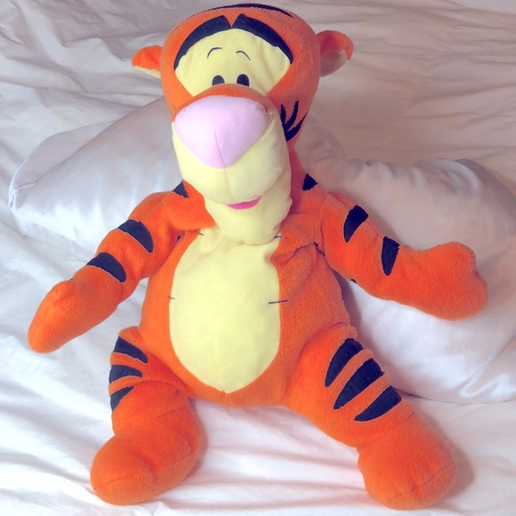 Toys | Large Disney Tigger From Winnie The Pooh Stuffed | Poshmark